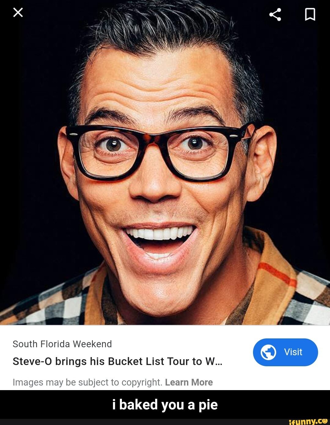 South Florida Weekend O visit Steve-O brings his Bucket List Tour to W ...