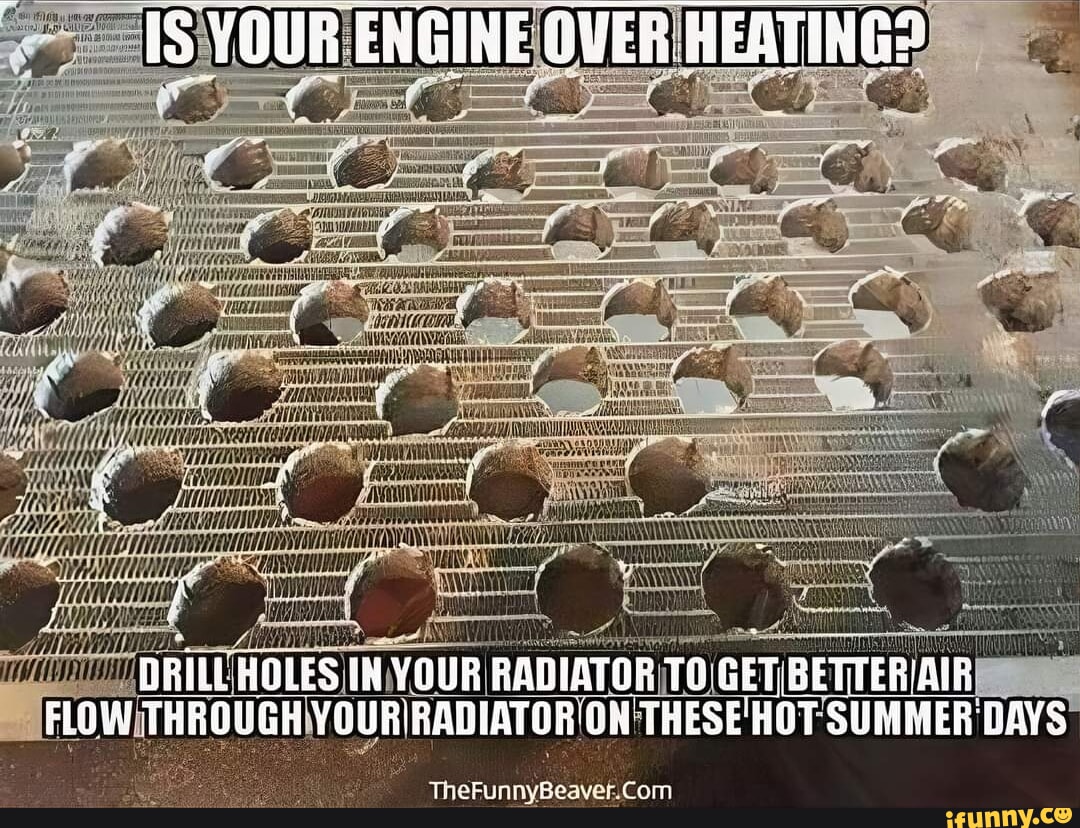 ANN BRitl HOLES IN YOUR RADIATOR Ta BETTERIAIR FLOW THROUGH ...