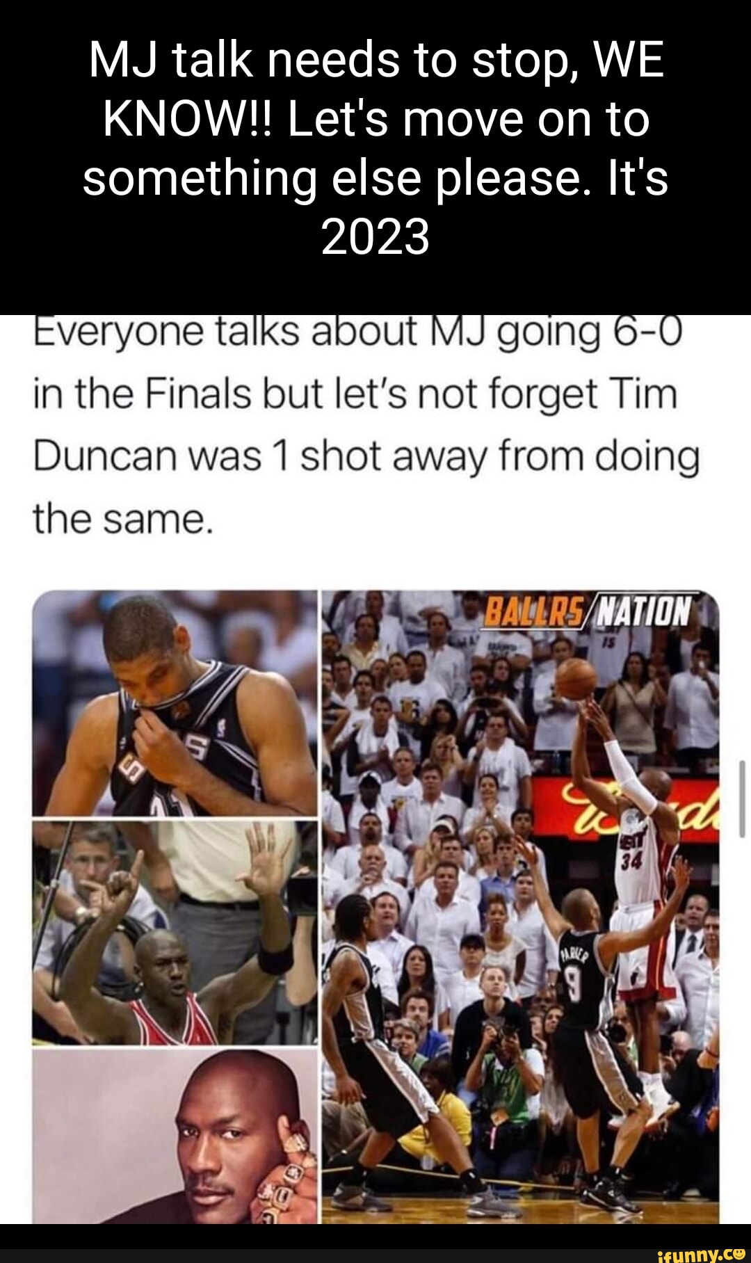 MJ talk needs to stop, WE KNOW Let's move on to something else please ...
