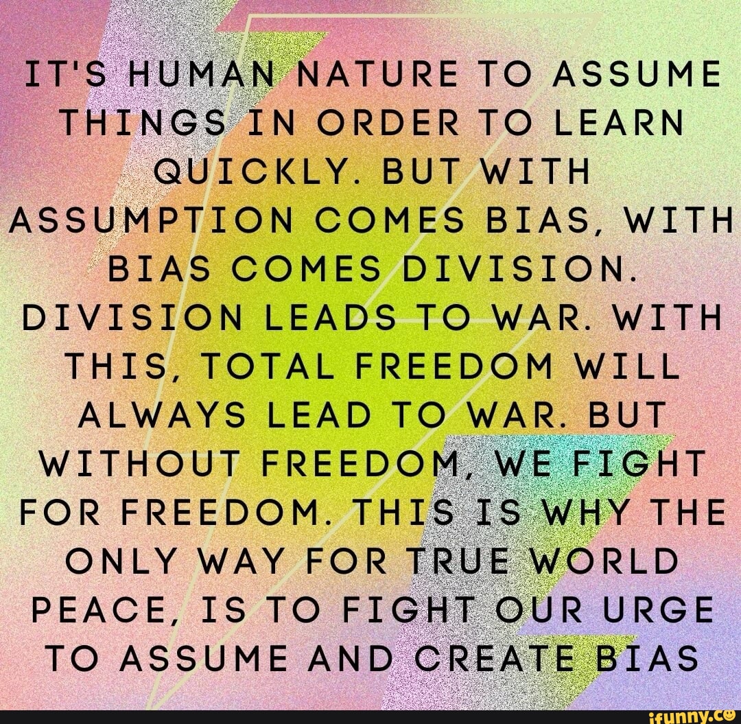 Assumption memes. Best Collection of funny Assumption pictures on iFunny