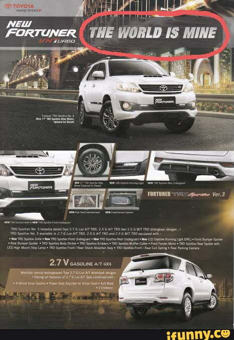Fortuner memes. Best Collection of funny Fortuner pictures on iFunny