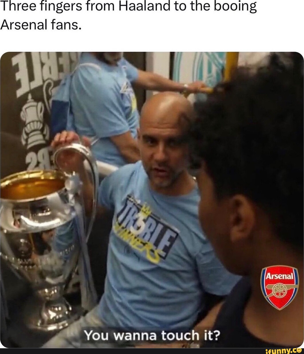 Arsenal Trophy Meme