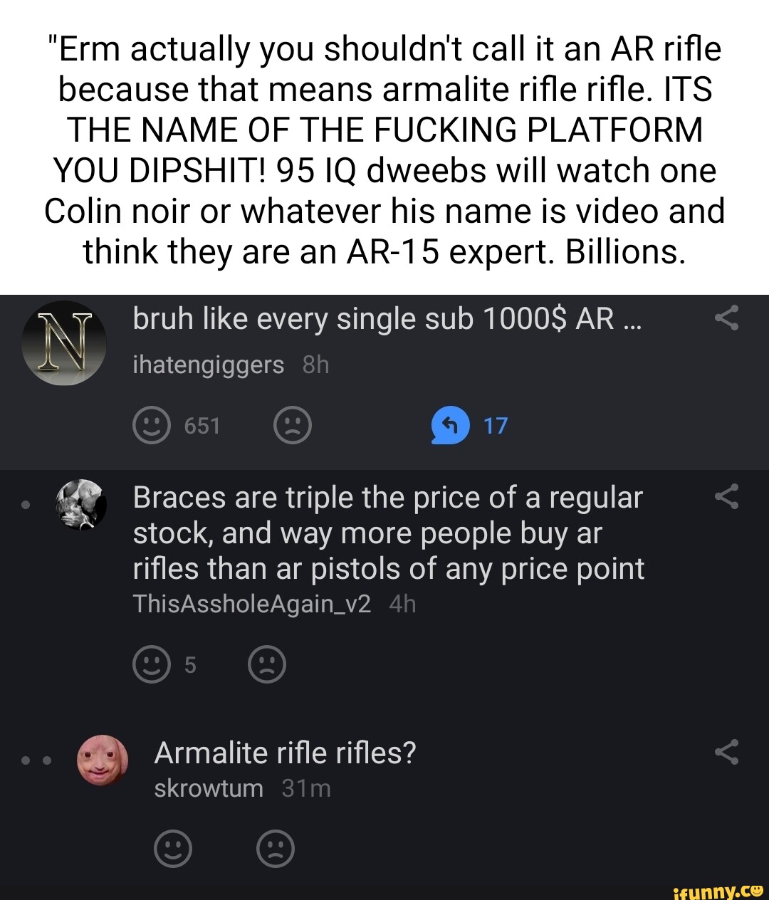 Armalite memes. Best Collection of funny Armalite pictures on iFunny