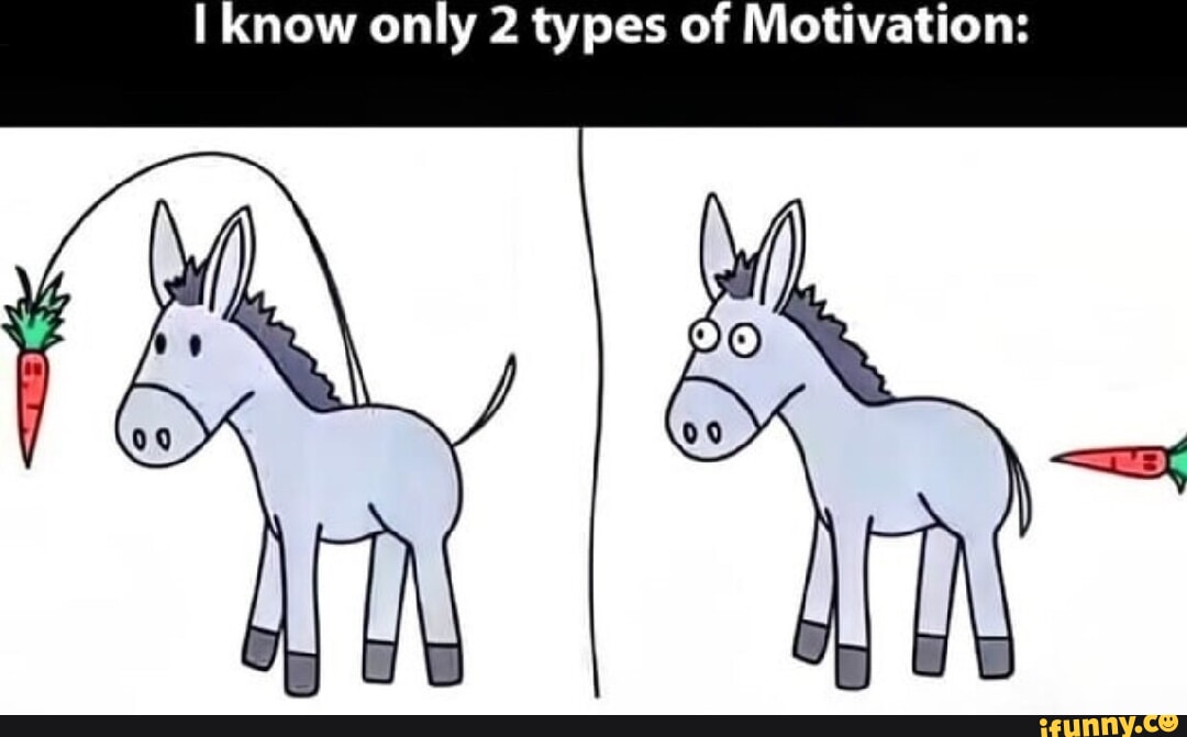 I know only 2 types of Motivation: - iFunny