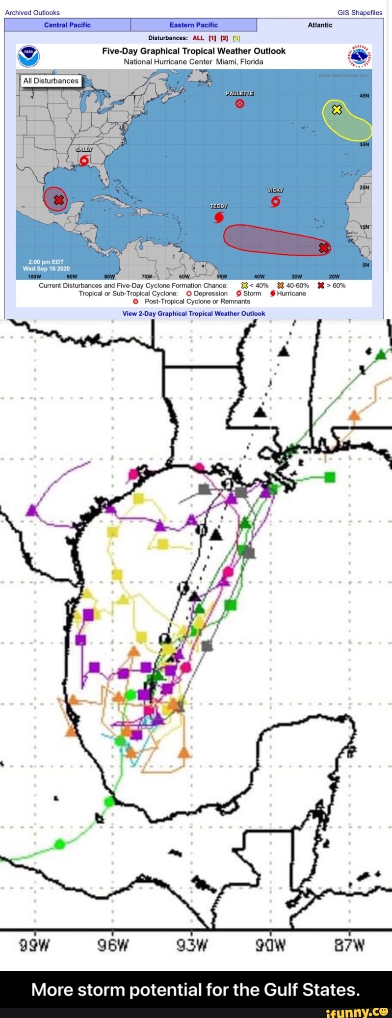 Archived Outlooks GIS Shapefiles Central Pacific Eastern Pacific ...