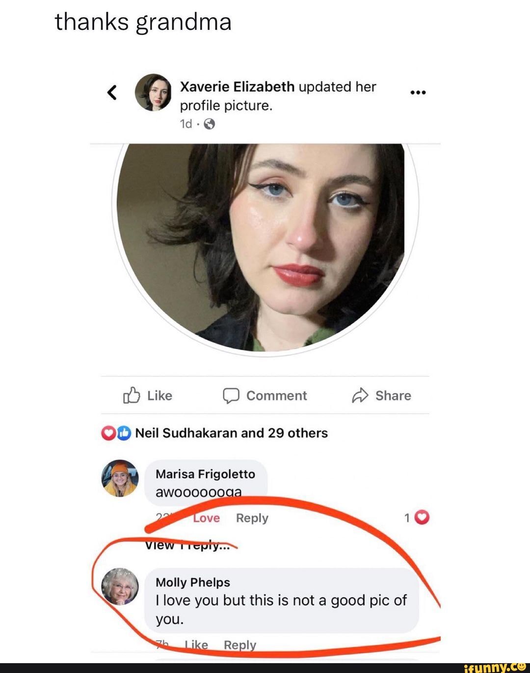 Thanks grandma