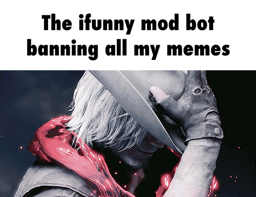 The ifunny mod bot banning all my memes - )