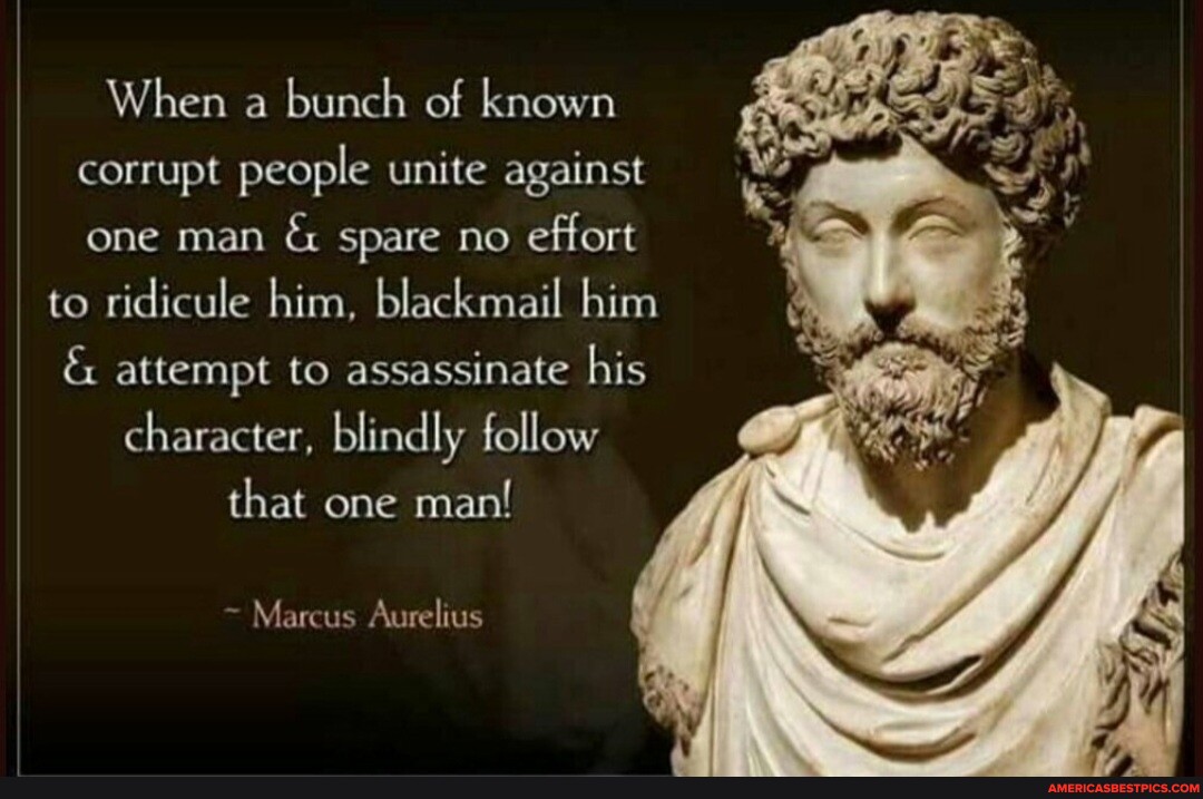 When a bunch of known corrupt people unite against one man & spare no ...
