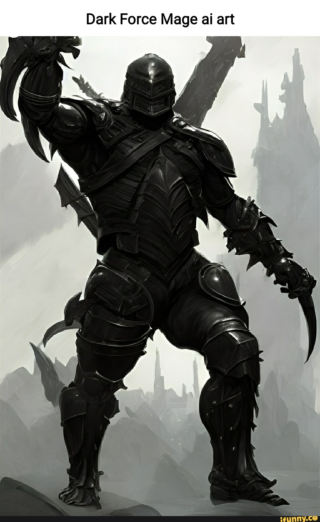 Dark Force Mage ai art - iFunny
