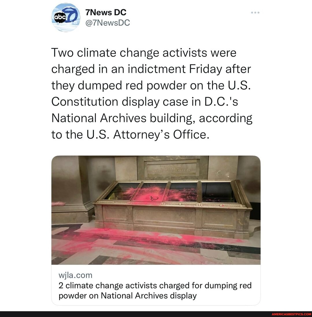 “Two environmental activists were charged in an indictment Friday after ...