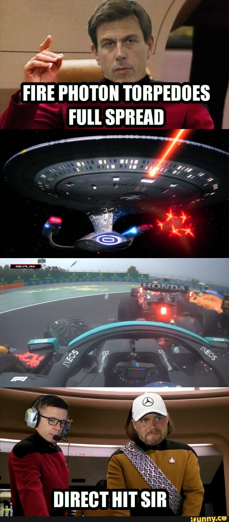 FIRE PHOTON TORPEDOES FULL SPREAD DIRECT HITSIR - iFunny