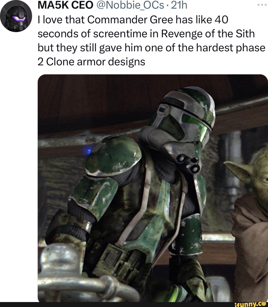 MASK CEO @Nobbie OCs: I love that Commander Gree has like 40 seconds of ...