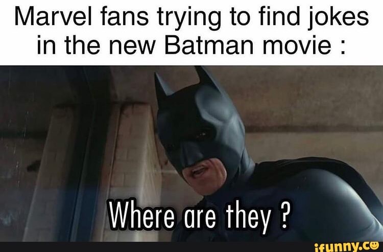 Marvel fans trying to find jokes in the new Batman movie : Where are ...
