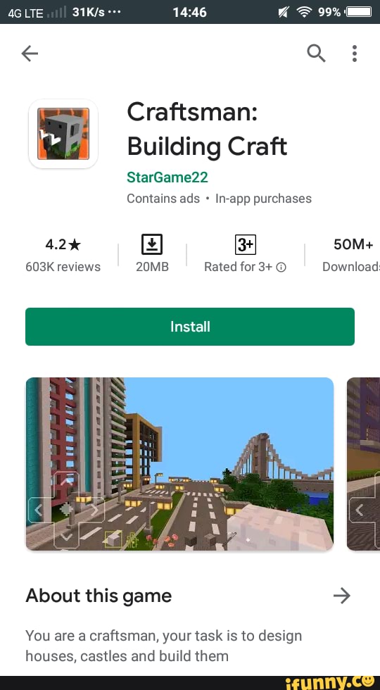 LIE Craftsman: Building Craft StarGame22 Contains ads In-app purchases ...