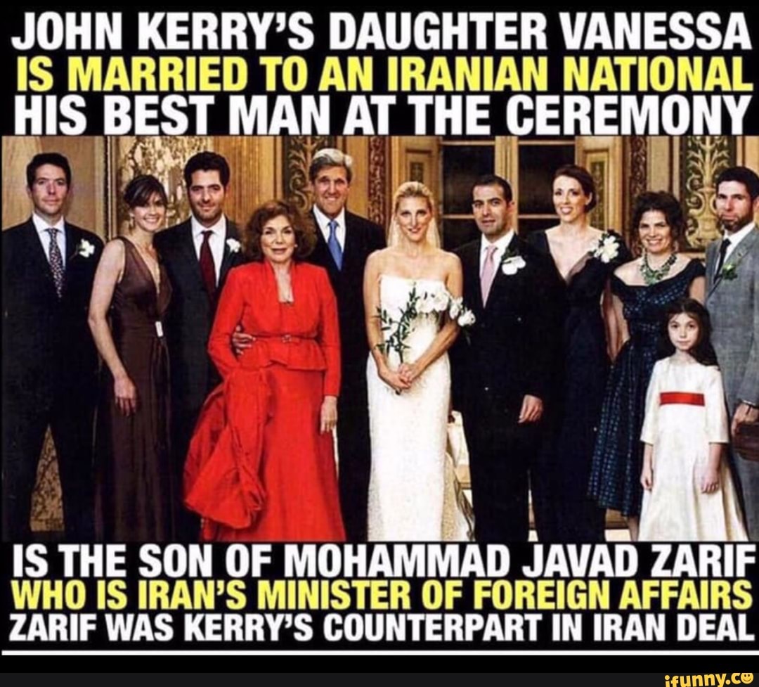 JOHN KERRY’S DAUGHTER VANESSA IS MARRIED TO AN IRANIAN NATIONAL HIS ...