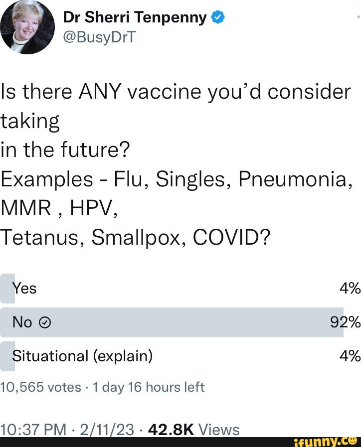 Dr Sherri Tenpenny @ Is there ANY vaccine you'd consider taking in the ...