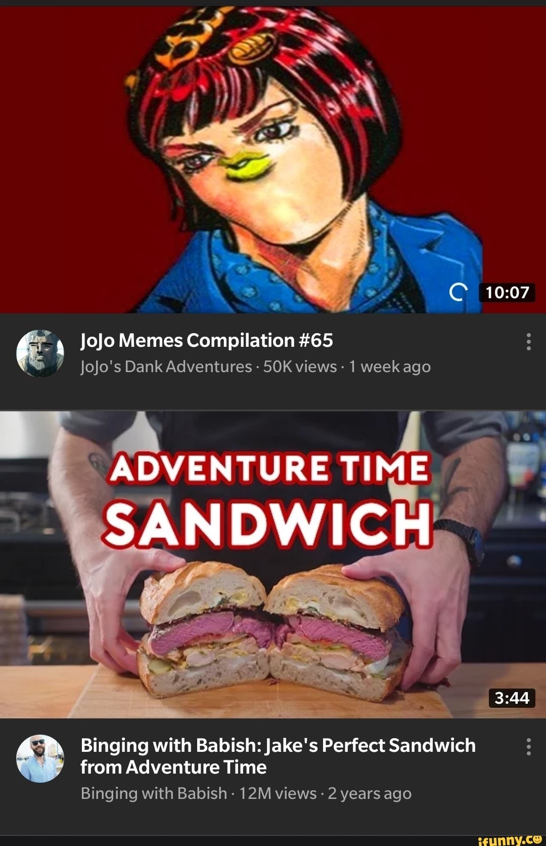 Fr JoJo Memes Compilation #65 A JoJo's Dank Adventures 50K views 1 week ...