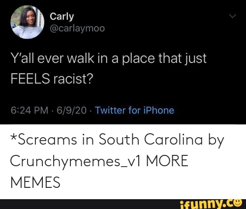 *Screams in South Carolina by Crunchymemes_v1 MORE MEMES - Carly Y'all ...