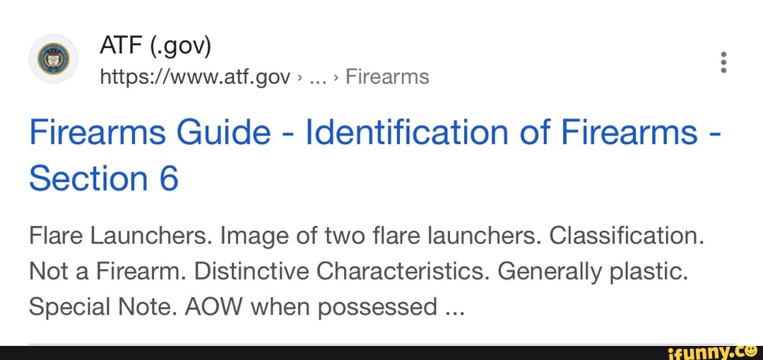 ATF (.gov) Firearms Firearms Guide - Identification of Firearms ...