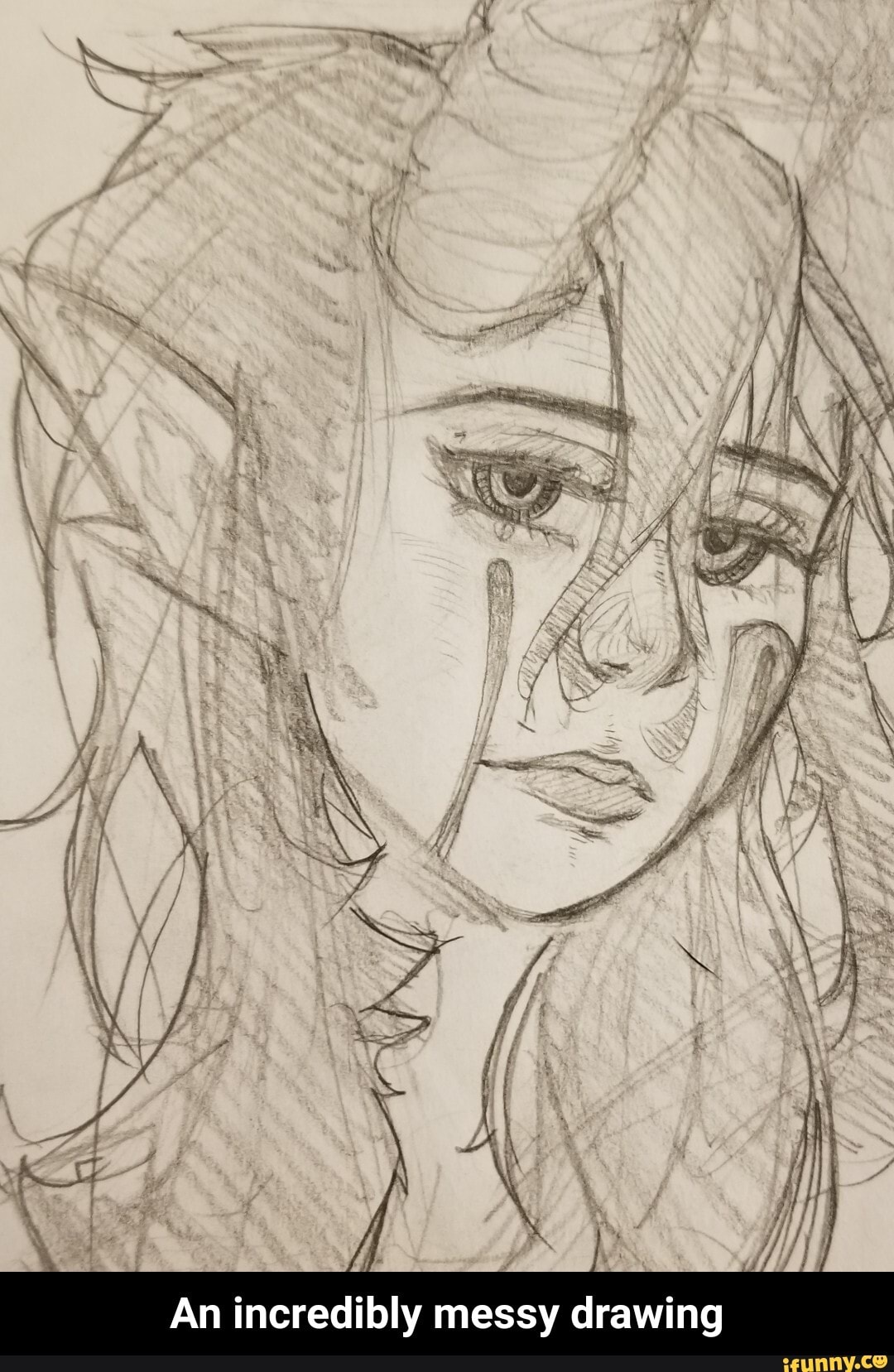 SS An incredibly messy drawing - An incredibly messy drawing - iFunny