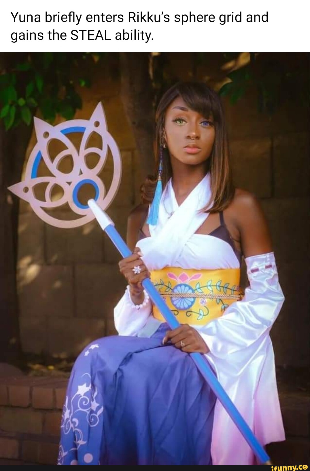Yuna Briefly Enters Rikkus Sphere Grid And Gains The Steal Ability