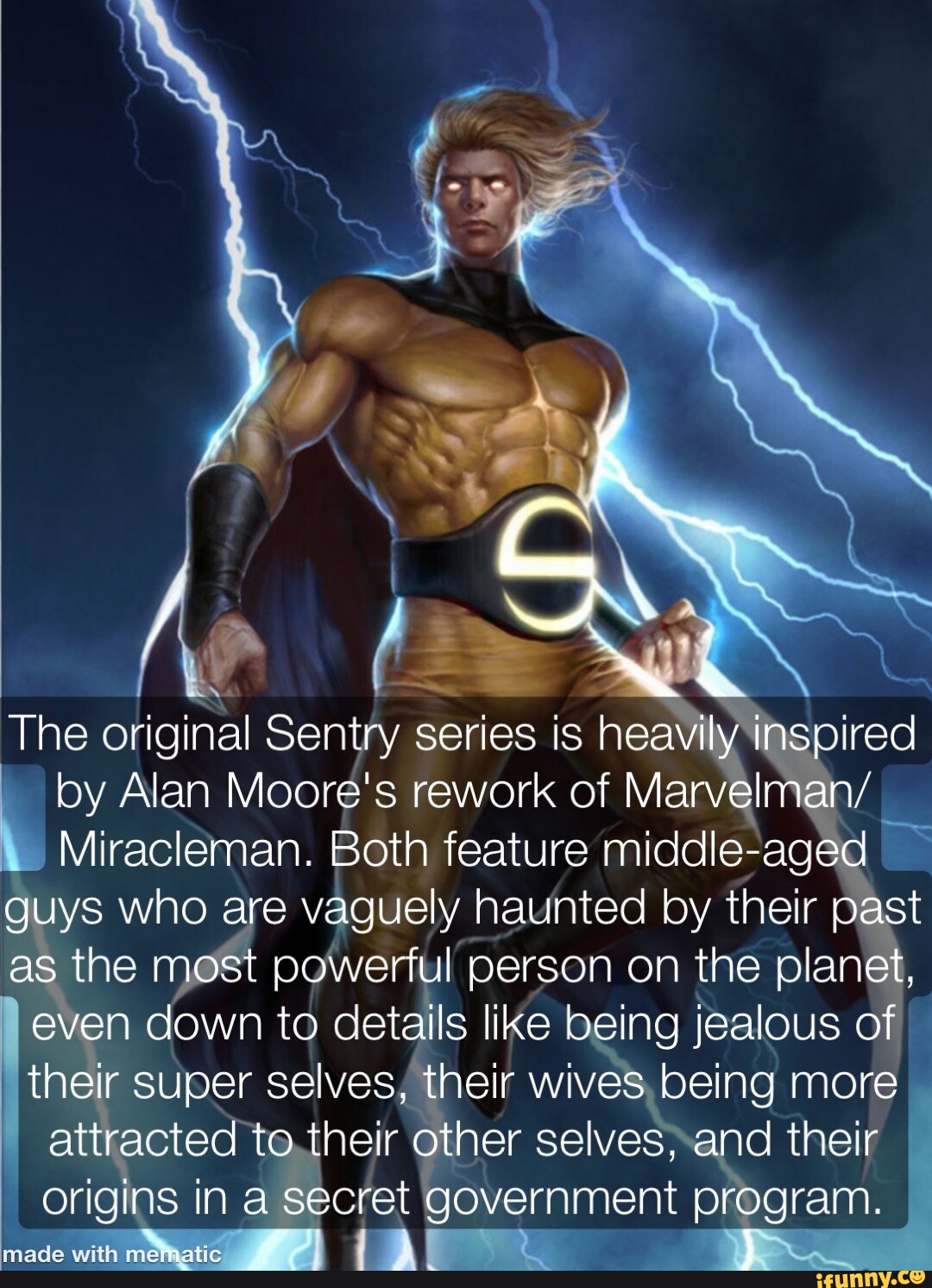 / S, NA The original Sentry series is heavily inspired by Alan Moore's ...