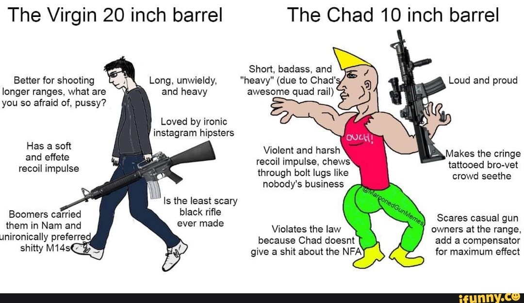 The Virgin 20 inch barrel Better for shooting longer ranges, what are ...