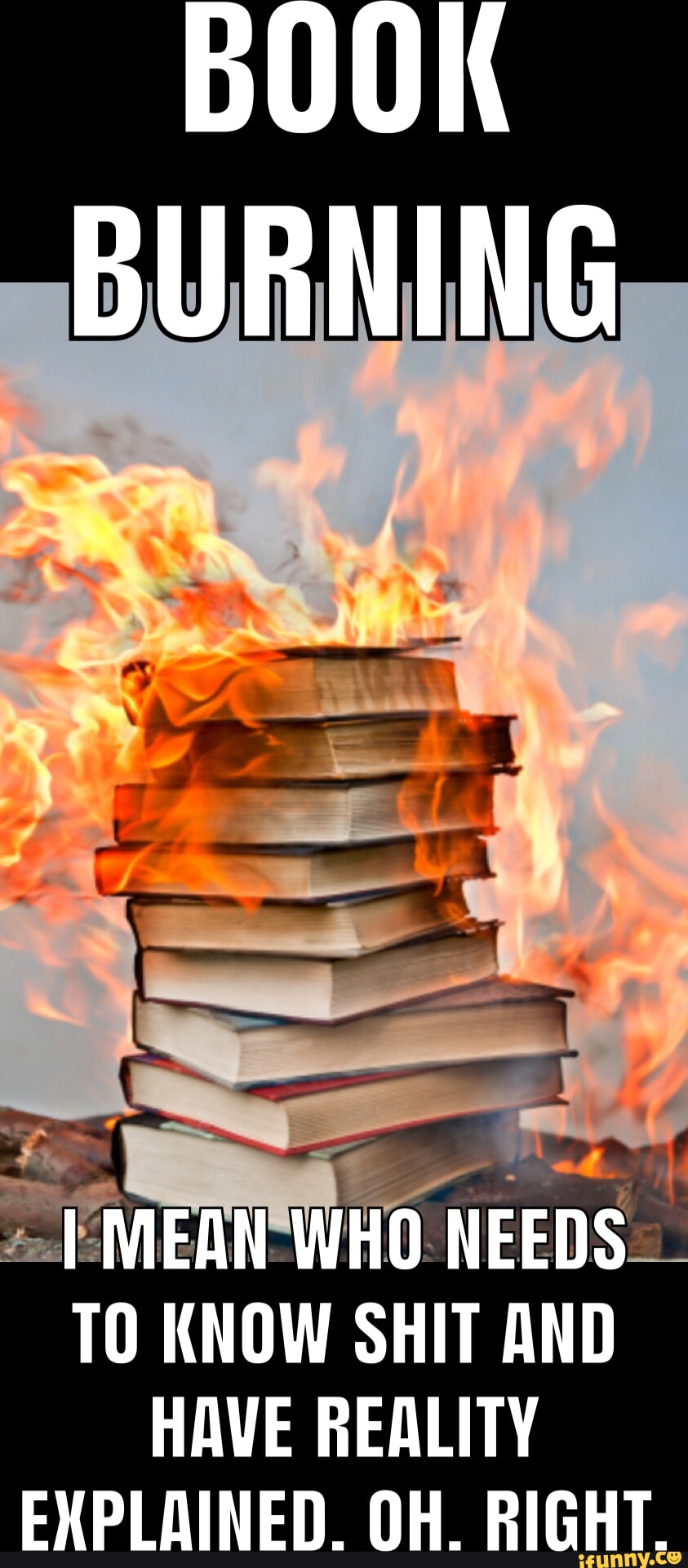Book Burning Memes KCMO Public Library On X: "You All Came Up With