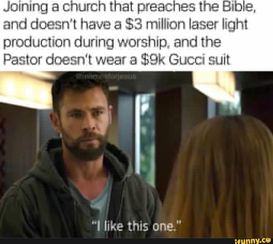 Joining a church that preaches the Bible, and doesn't have a $3 million ...