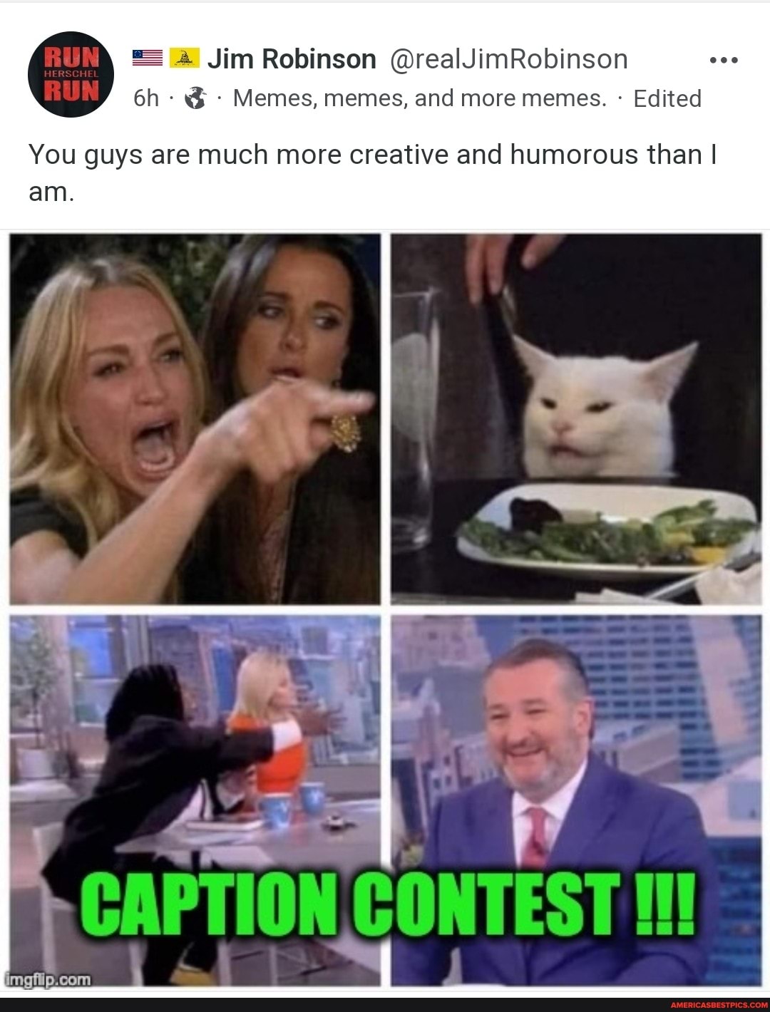 2) Jim Robinson @realJimRobinson Memes, memes, and more memes. Edited ...