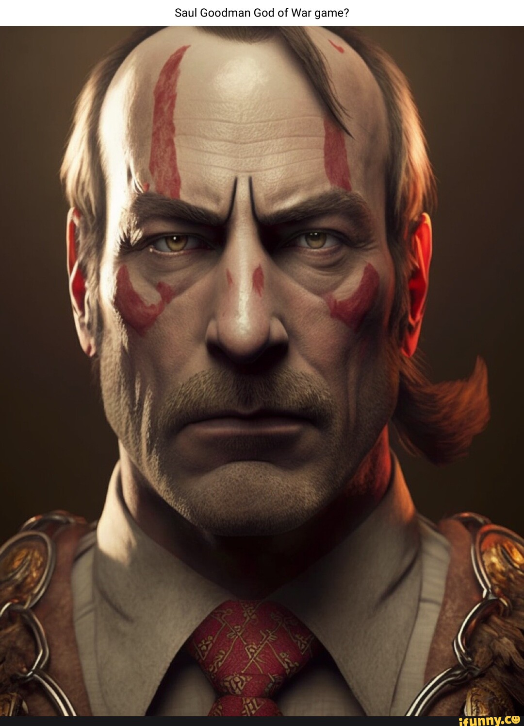 Saul Goodman God of War game? - iFunny