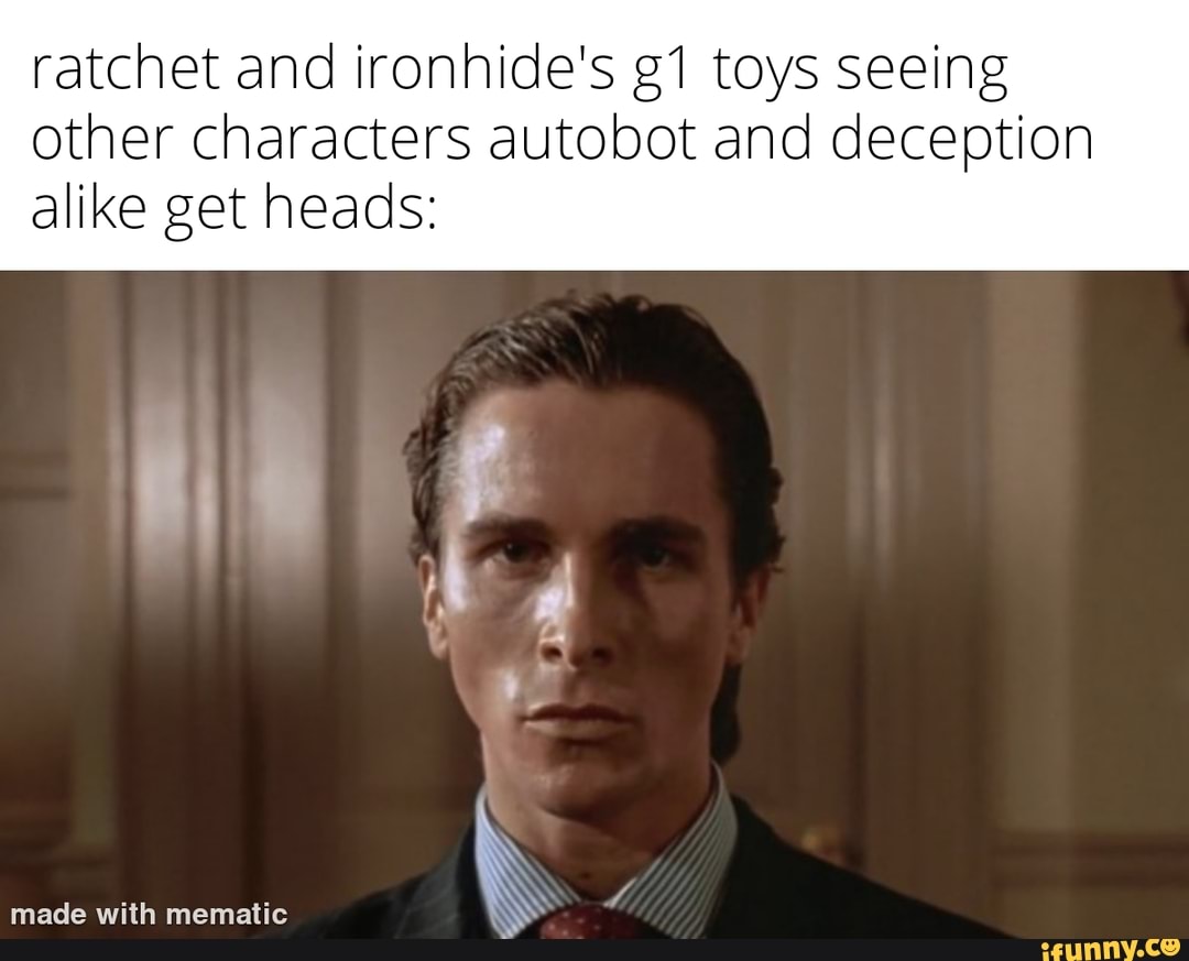 Ratchet and ironhide's toys seeing other characters autobot and ...
