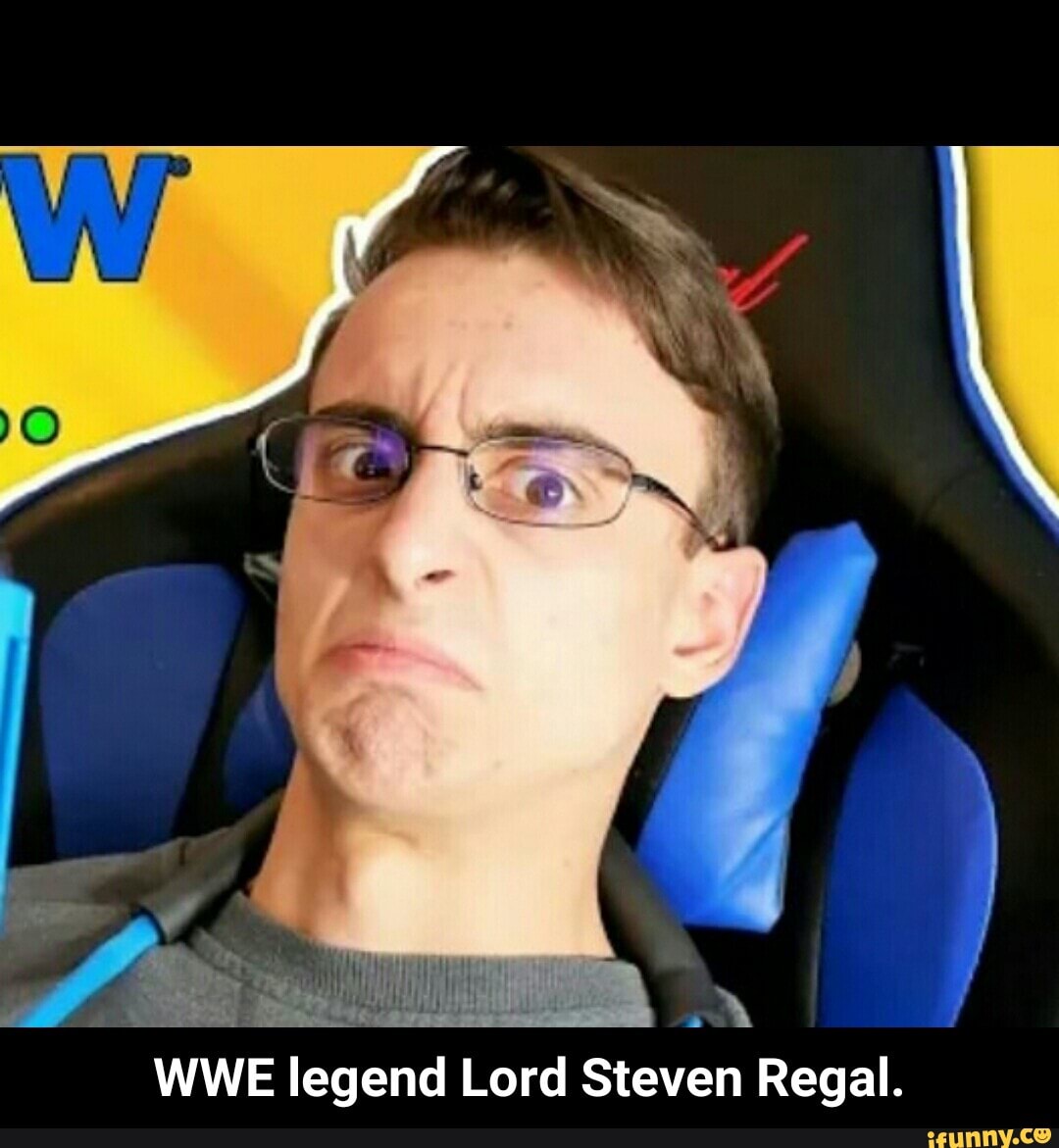 WWE legend Lord Steven Regal. - WWE legend Lord Steven Regal. - iFunny