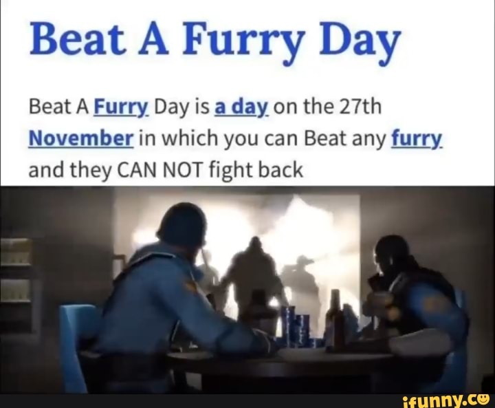 Beat A Furry Day Beat A Furry Day is a day on the 27th November in ...