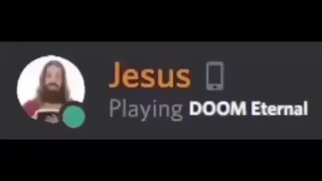 Jesus Playing DOOM Eternal - )