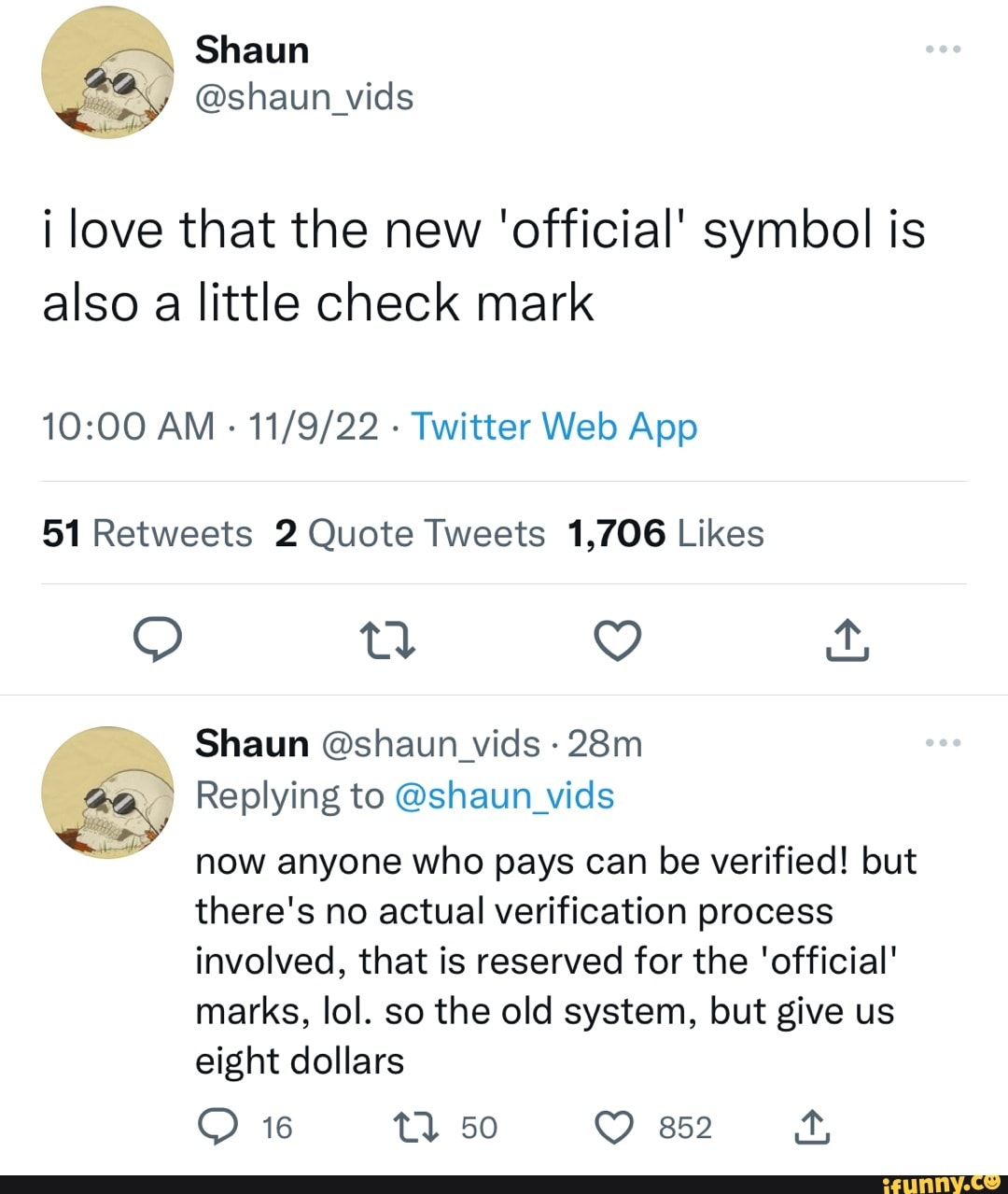 Shaun i love that the new 'official' symbol is also a little check mark ...