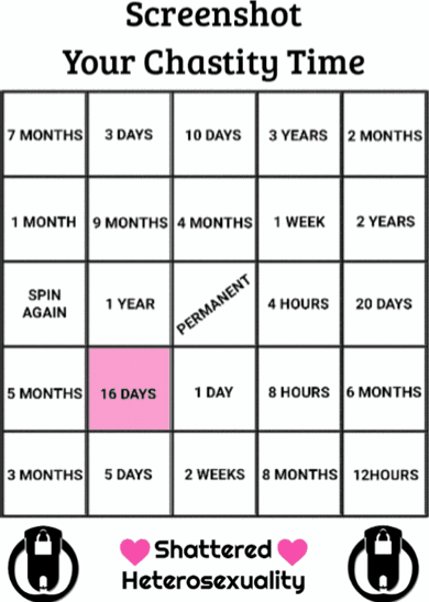 Screenshot Your Chastity Time 10DaYS II 3 YEARS II MONTH MONTHSI I II II Shattered ...