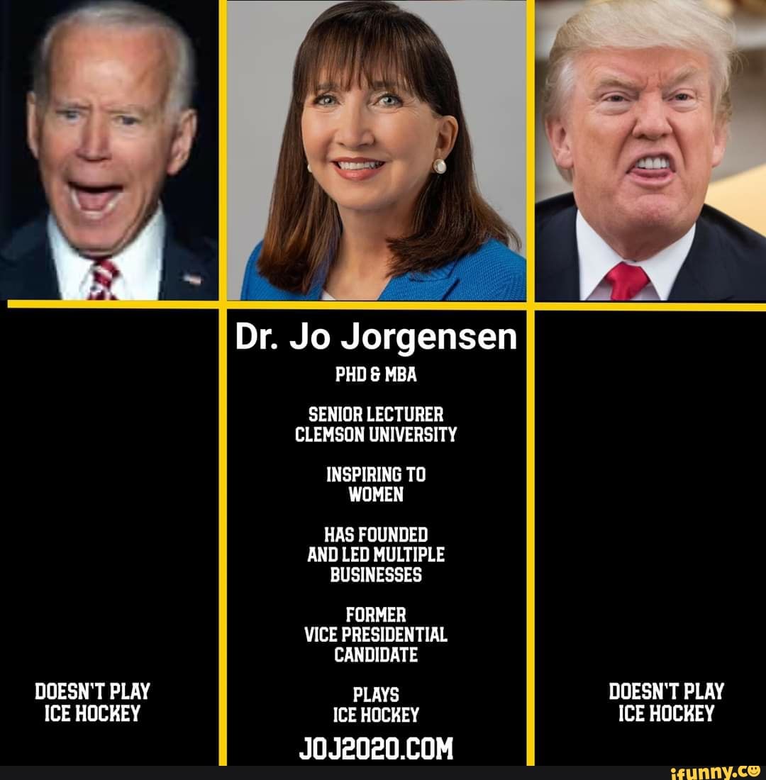 Dr. Jo Jorgensen WOMEN AND LED MULTIPLE BUSINESSES - iFunny