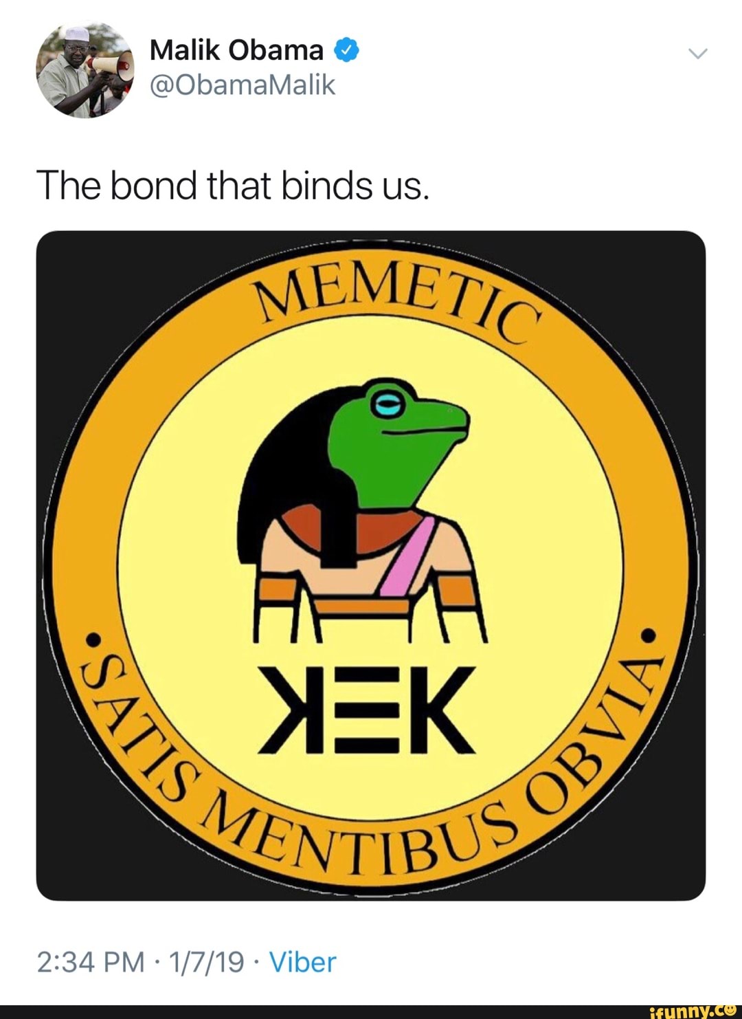 The bond that binds us. - iFunny
