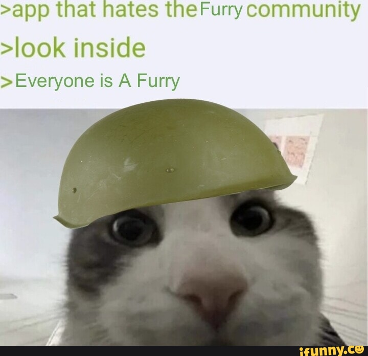 >app that hates the Furry community >look inside > Everyone is A Furry ...