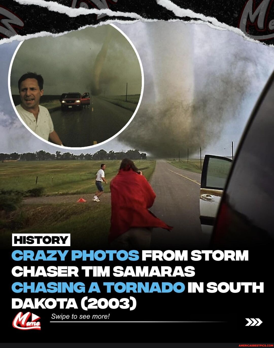 These are some insane photos taken in 2003 when Tim Samara chased a ...