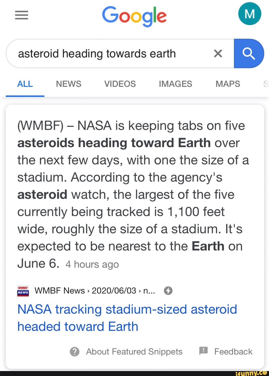 Asteroid heading towards earth x (WMBF) NASA is keeping tabs on five ...