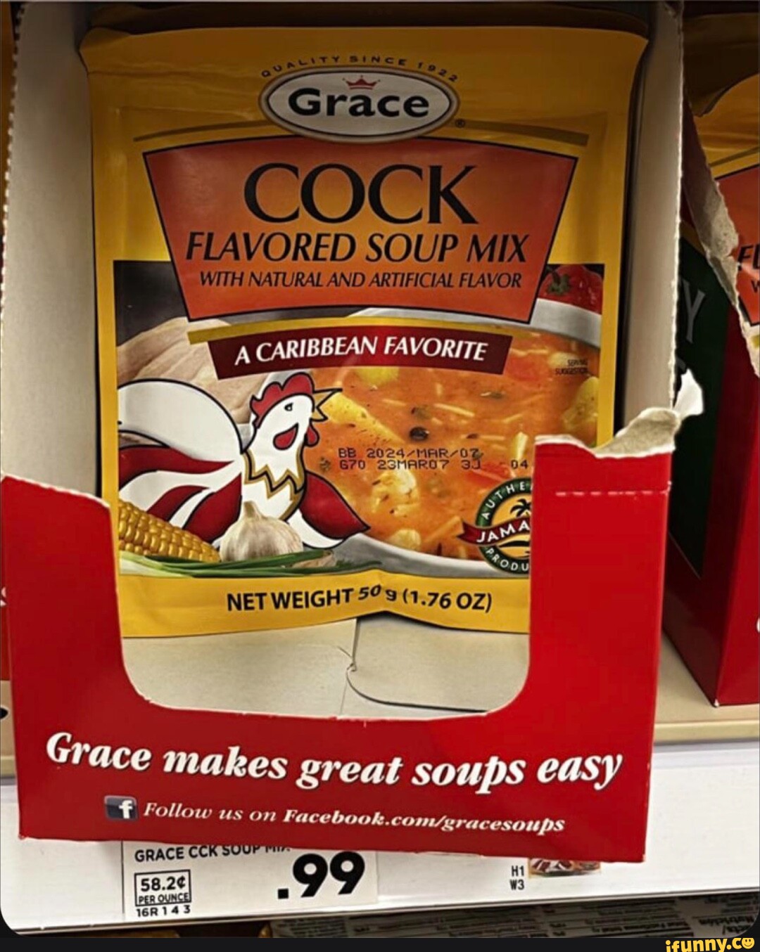 CG Grace) id COCK FLAVORED SOUP Mux NATURAL AND ARTIRICIAL / EAN ...