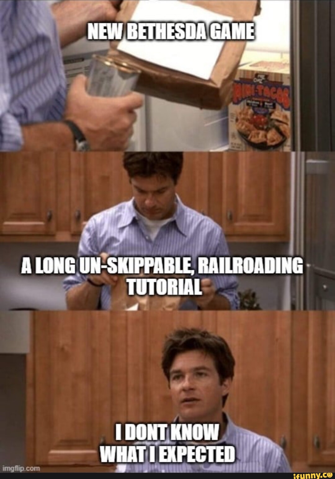 NEW BETHESDA GAM ALONG LONG UN-SKIPPABLE, RAILROADING TUTORIAL I DONT ...