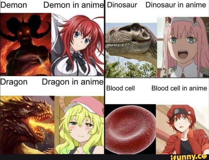 Demon Demon in anime Dinosaur Dinosaur in anime Blood call in Dragon ...