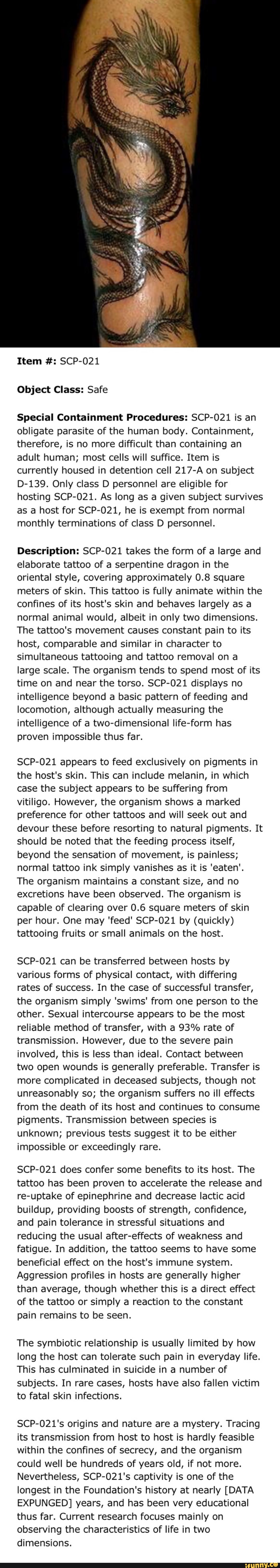 Item SCP-021 Object Class: Safe Special Containment Procedures: SCP-021 ...