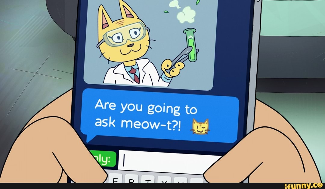Are you going to ask meow-t?! - iFunny