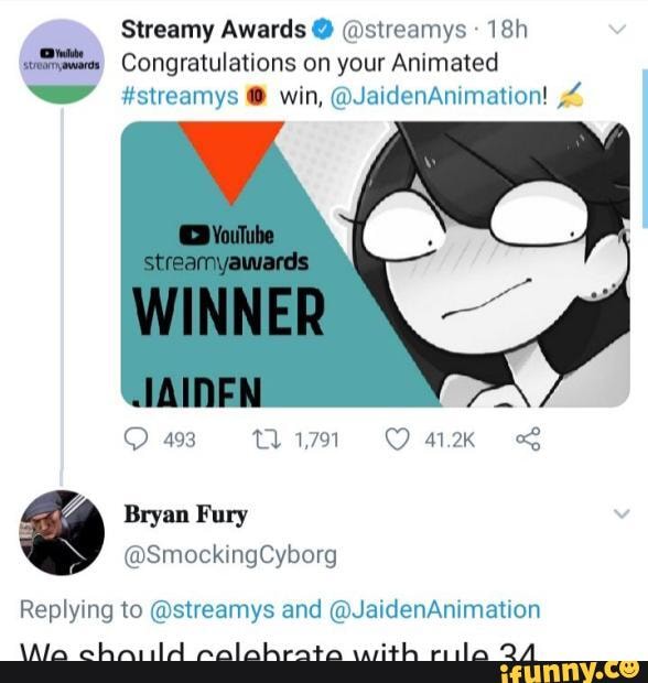 Steamy Awards @streamys Congratulations on your Animated #streamys ...