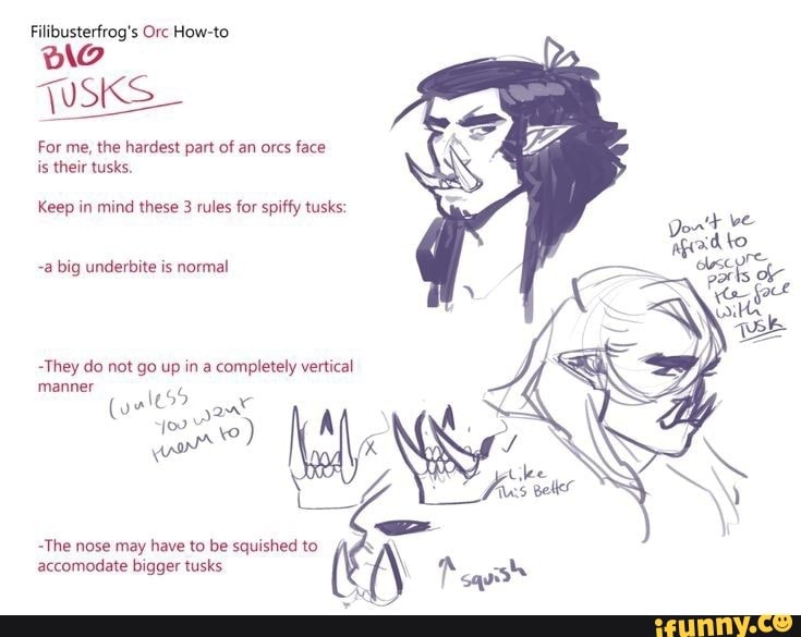 Filibusterfrog's Orc How-to we For me, the hardest part of an orcs face ...