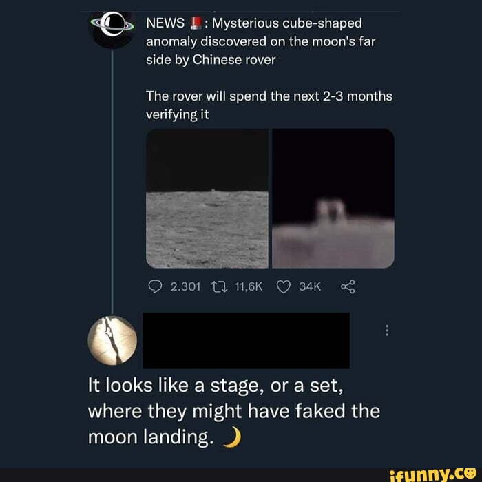 NEWS Mysterious cube-shaped anomaly discovered on the moon's far side ...